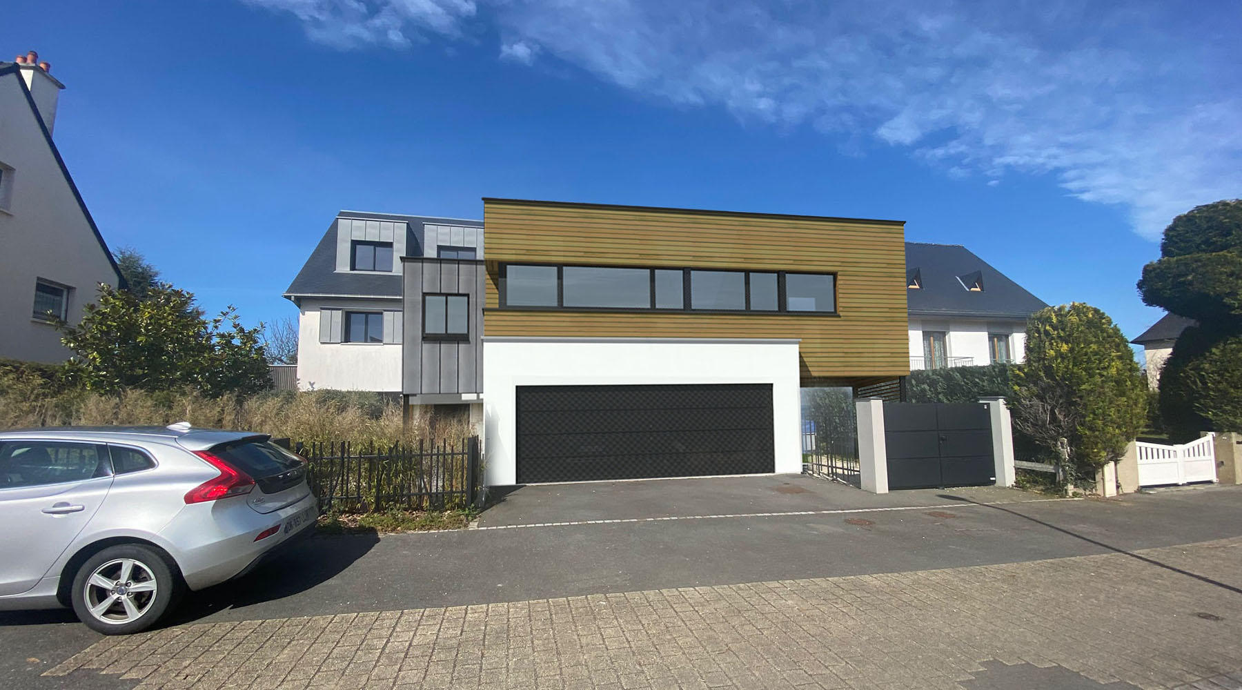 Surélévation garage - 1.2 Vue – architecte / Lise ROTURIER